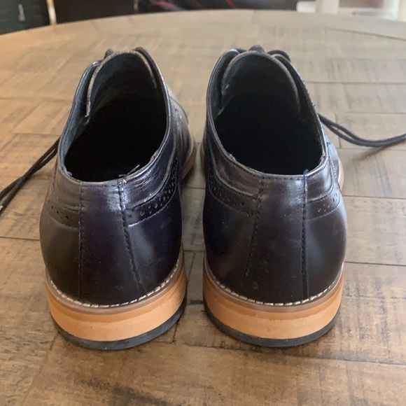 Stacy Adams | Shoes | Very Dark Blue Stacy Adams Cap Toe Shoes | Poshmark